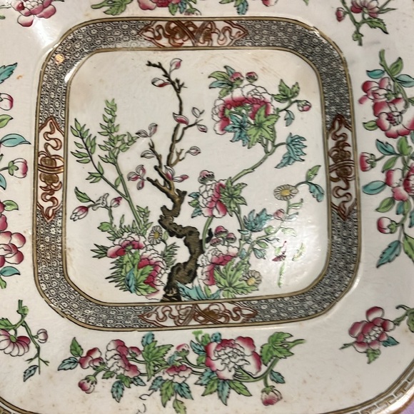 Minton | Dining | Antique Indian Tree Minton Indian Tree Faience Square ...